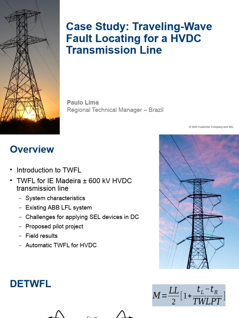 TWFL for HVDC Transmission Lines | PDF | High Voltage Direct Current ...