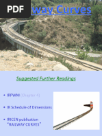 Train Curve Radius and Superelevation Guidelines | PDF | Track (Rail ...