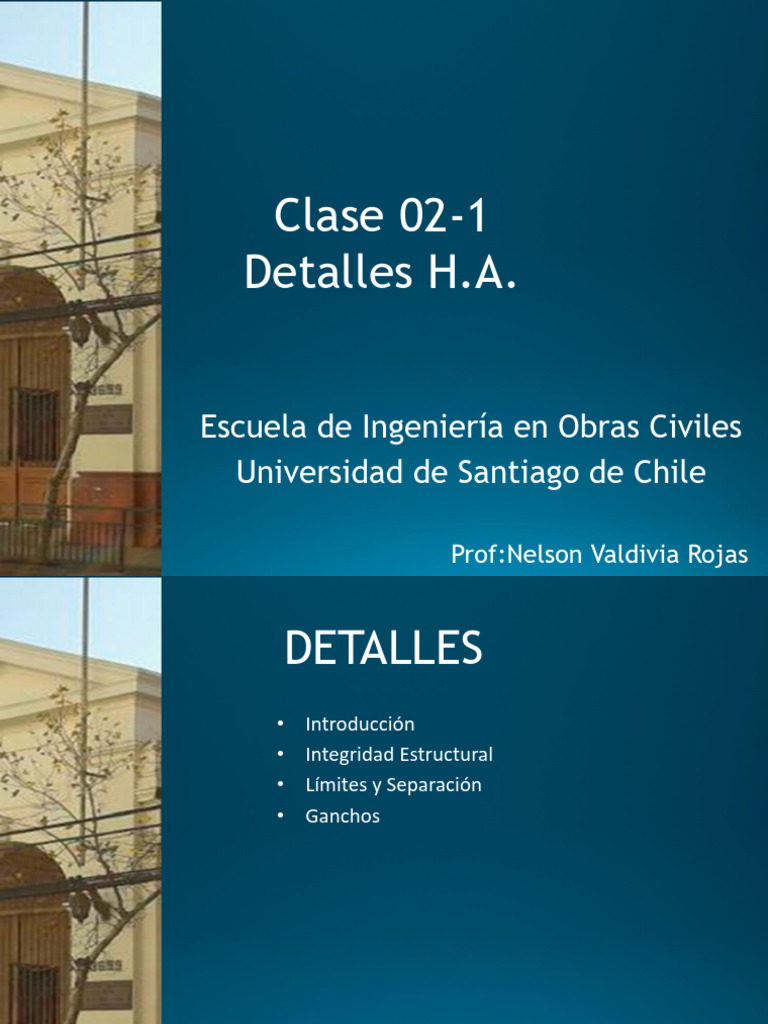 2023.08.31 HAII USACH Clase 02.2 Detalles Generales | PDF | Hogar, jardinería y bricolaje | Historia
