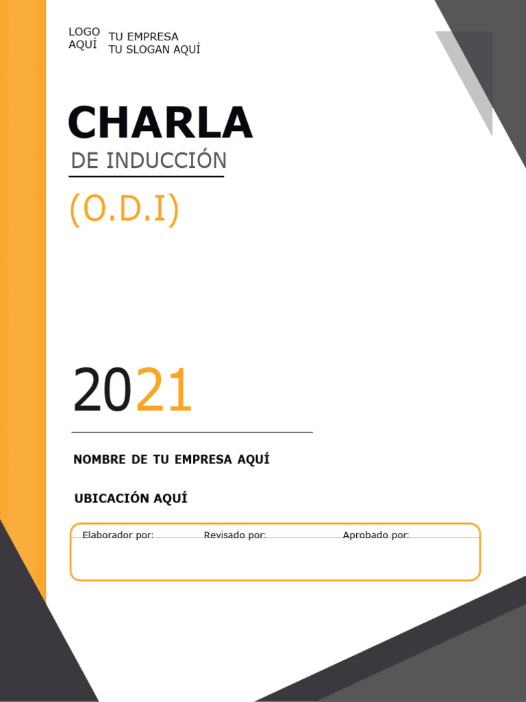Formato Charla Odi General | PDF | Business | Soldadura