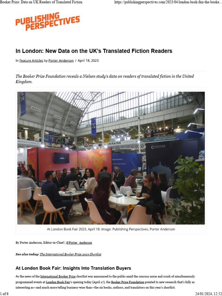 Nielsen - Data On Translation Readers 2023 | Download Free PDF | United ...