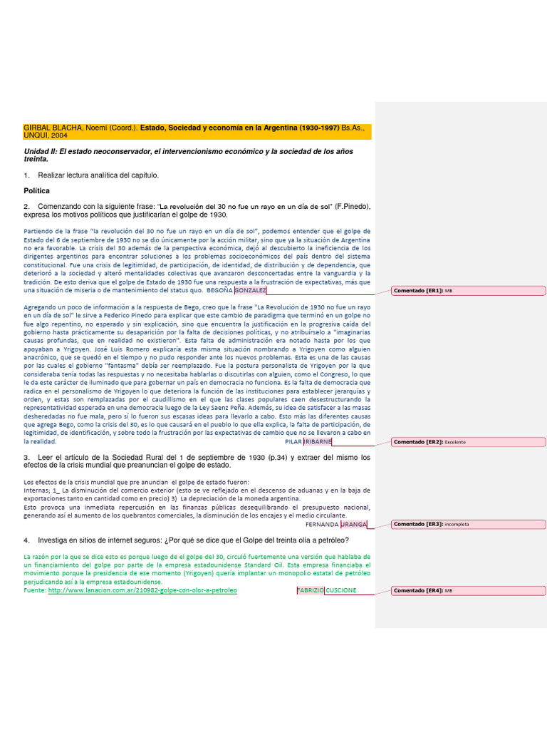 Decada Del 30 Girbal Blacha | PDF | Economias