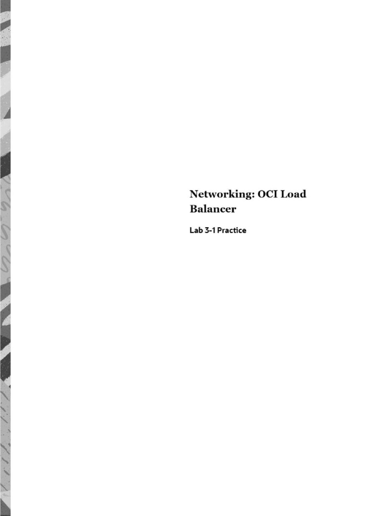 Lab 3 Load Balancer | PDF