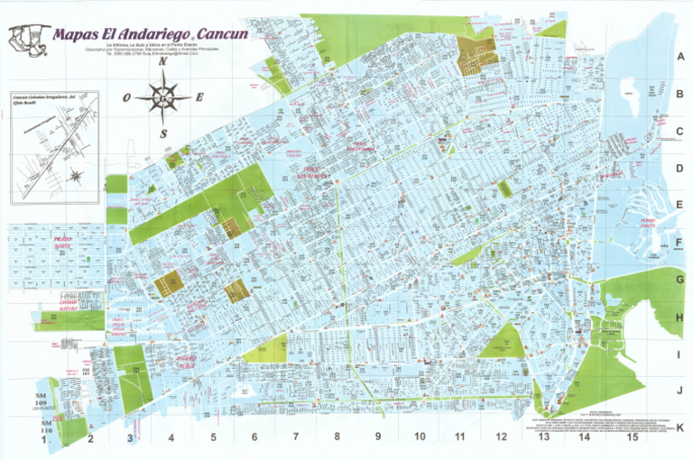 Mapa Cancun Andariego 2018 Frontal | PDF