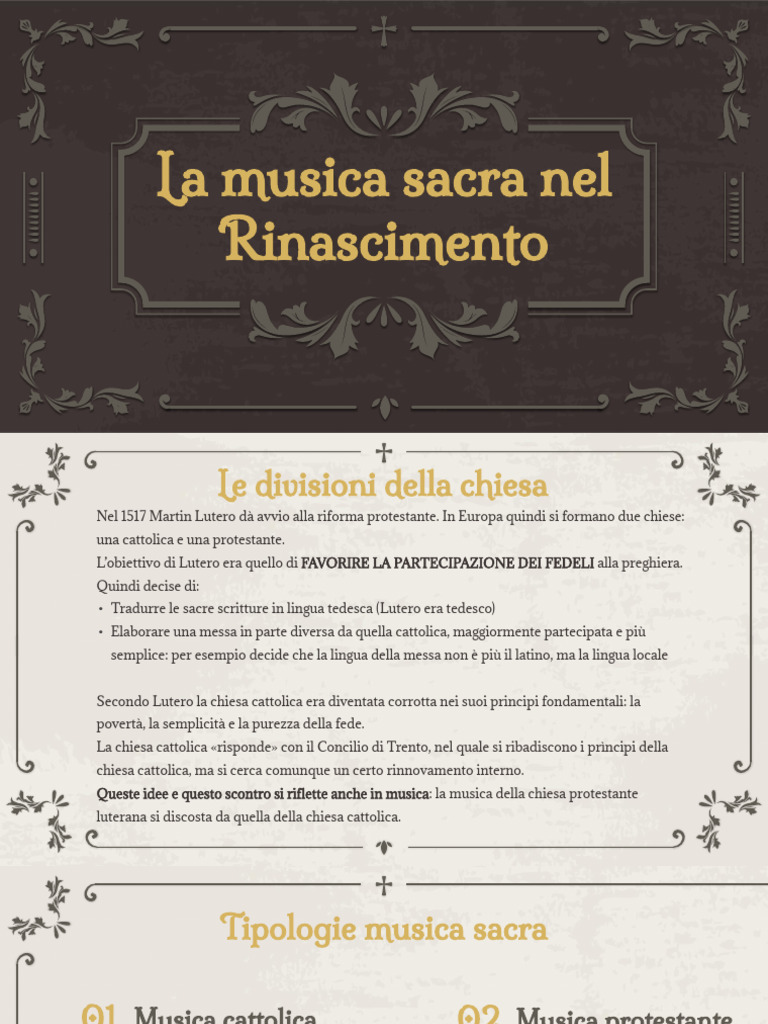 Musica Sacra Rinascimento | PDF