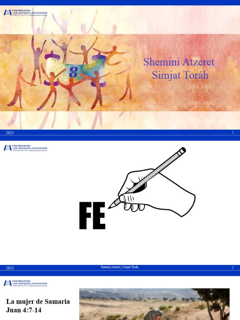 Shemini y Simjat Torah | PDF | Amor | Creencia religiosa y doctrina