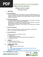 Semi Detailed Lesson Plan On Role Play and Improvs | PDF ...