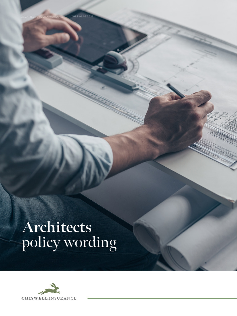 Architects Insurance Policy Guide | PDF | Insurance | Arbitral Tribunal