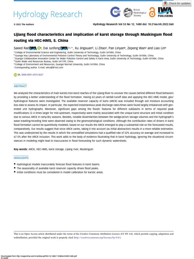 NH 0531480 | PDF | Geographic Information System | Flood