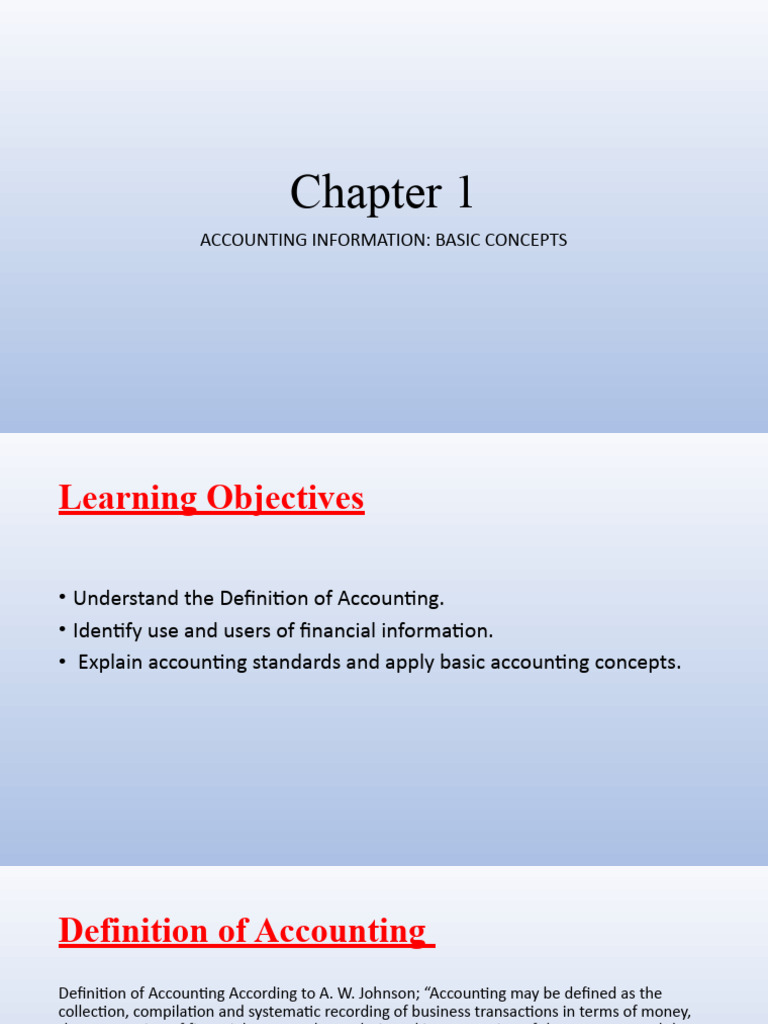 Chapter 1 | Download Free PDF | International Financial Reporting Standards | Accounting
