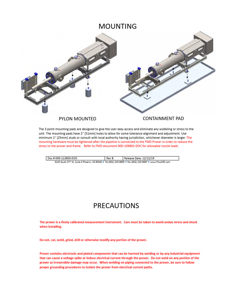 FMD Prover Mounting 000 113850 DOC B W | PDF | Electromagnetism ...