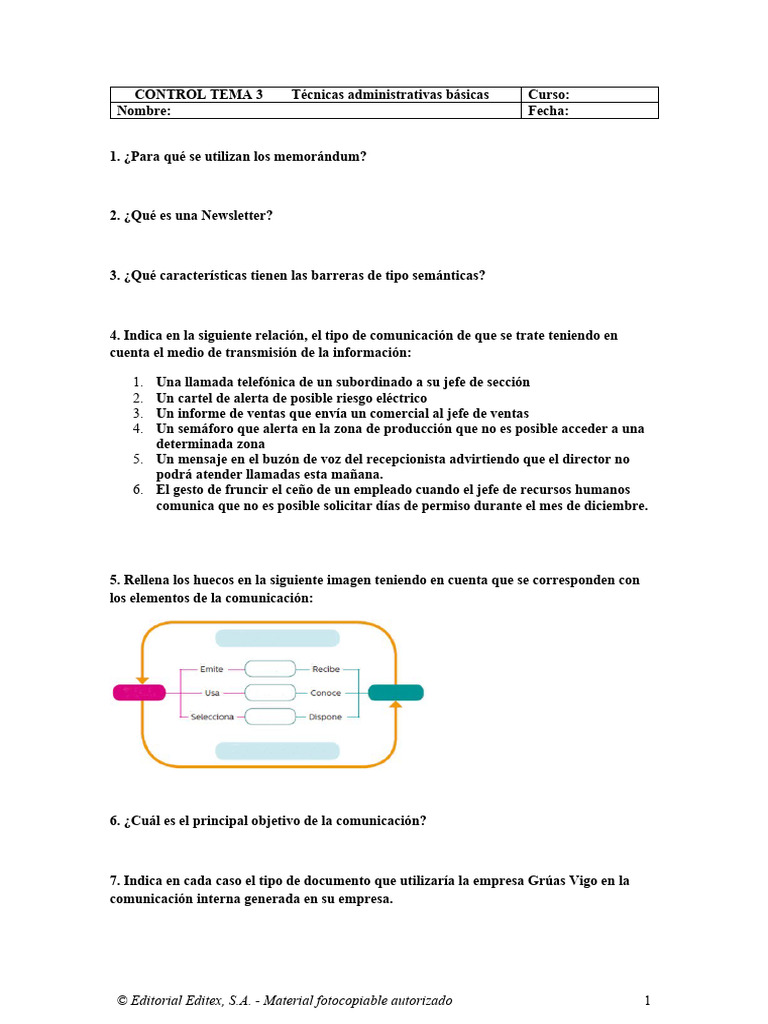 Control Tema 3 Tab | PDF | Crecimiento personal y profesional | Negocios