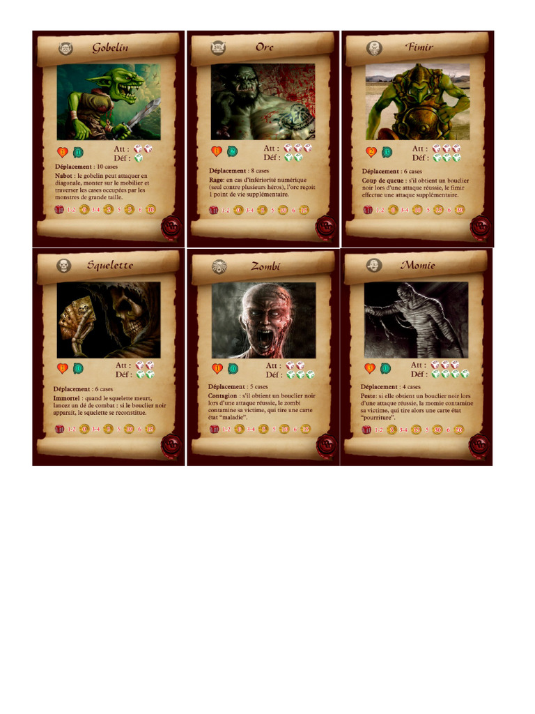 Cartes Monstres | PDF