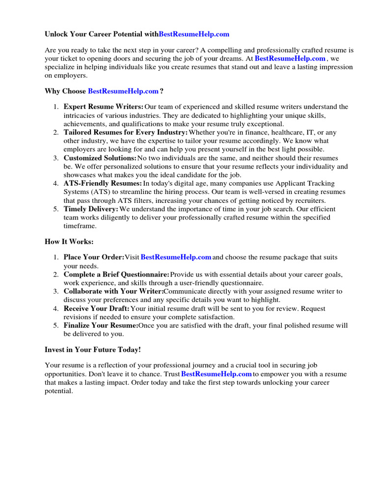 Help Create Resume | Download Free PDF | Résumé