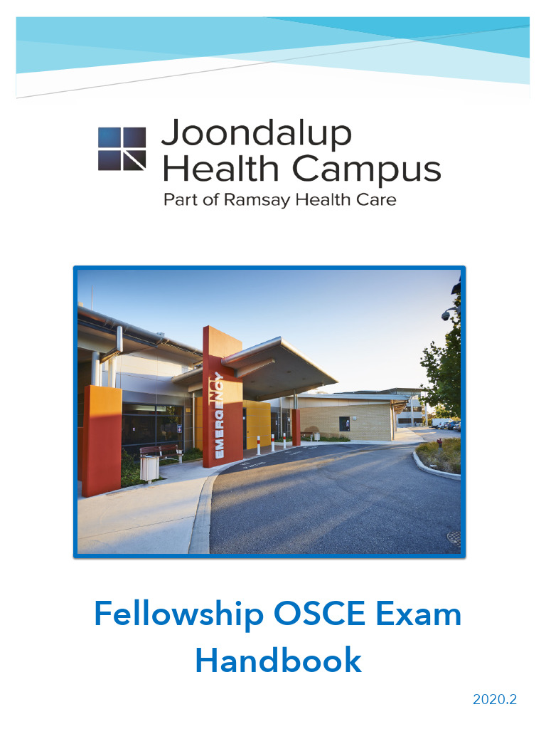 Osce Handbook JHC 2020 | PDF | Physical Examination | End Of Life Care