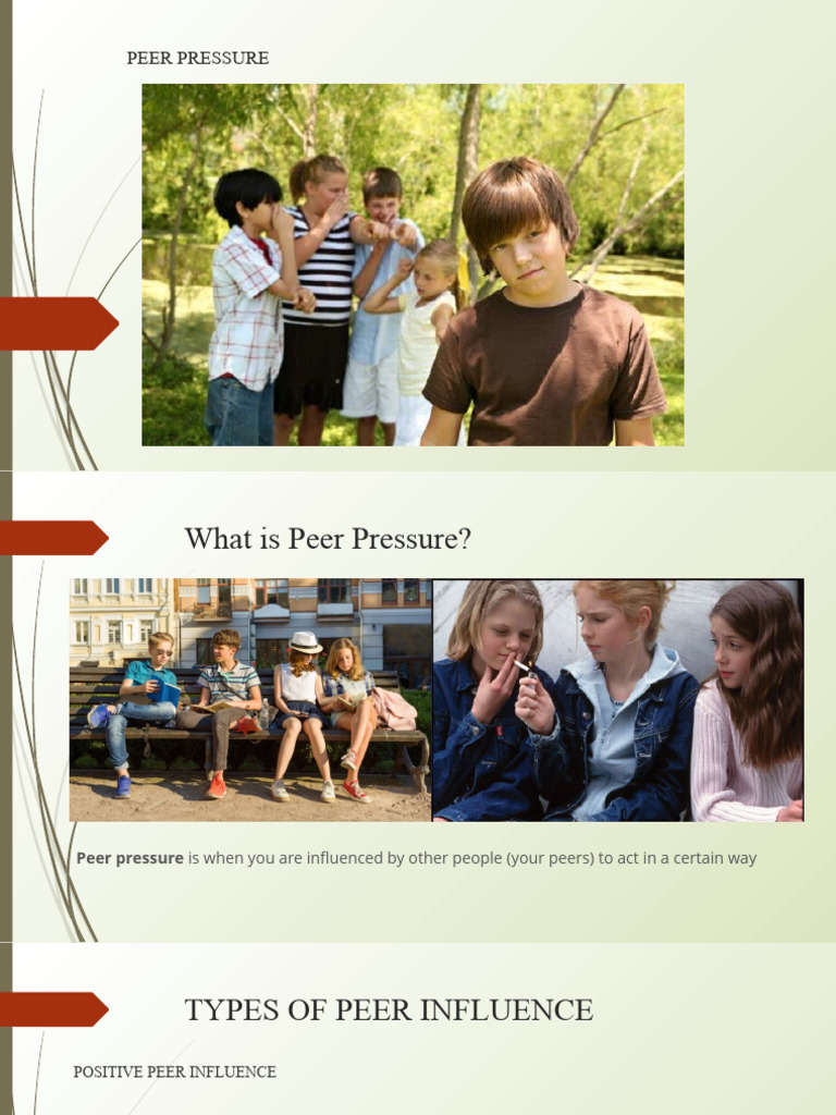 Peer Pressure | PDF