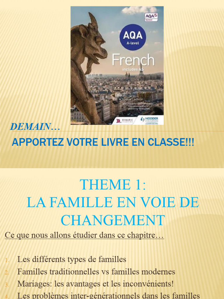 Famille Intro Lesson | PDF | Bien-être