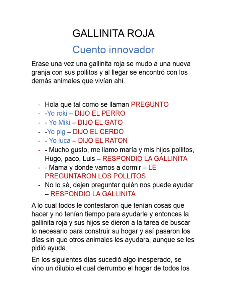 Gallinita Roja | PDF | Novela negra, policíaca y suspenso