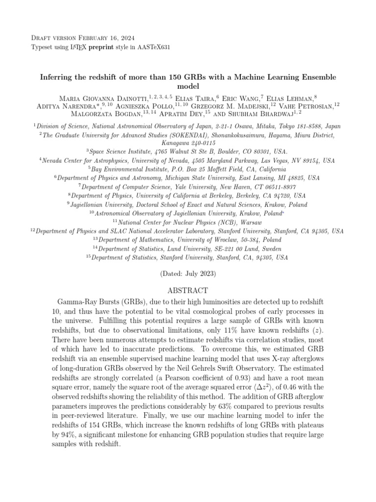 X Ray Redshift Regression | PDF | Regression Analysis | Linear Regression