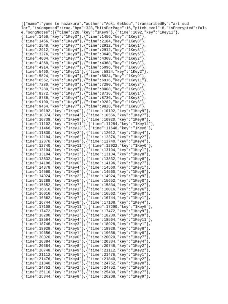 Yume To Hazakura | PDF