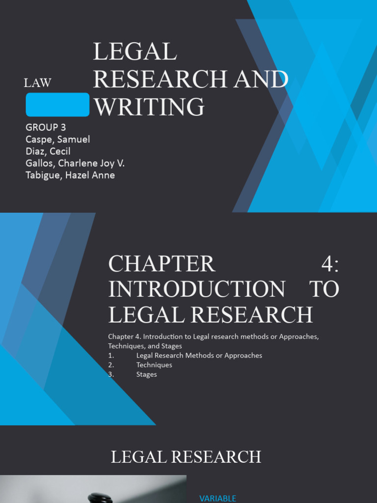 LRW Report - Group 3 - Introduction To Legal Research | PDF ...