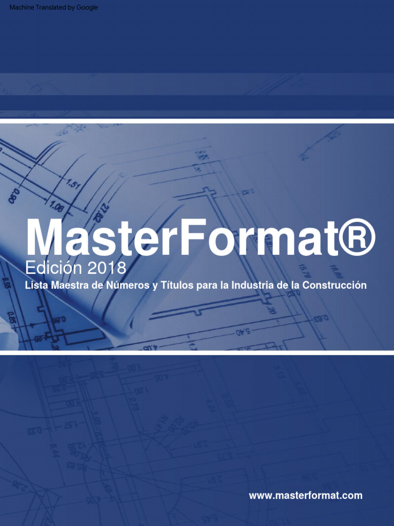 Csi Master Format 2018 Bim | PDF | Toma de decisiones | Diseño