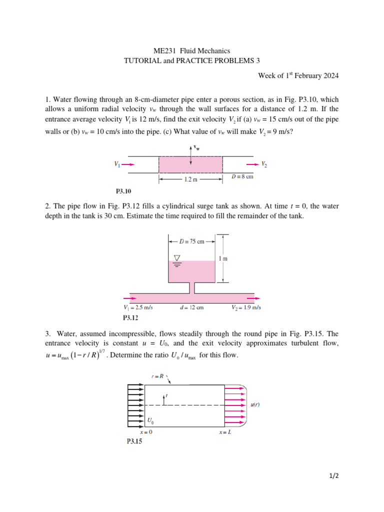 Tutorial and Practice Problems | PDF | Science & Mathematics