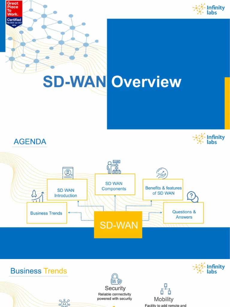 SD WAN Overview _ What is SD WAN _ Benefits of SD WAN | PDF