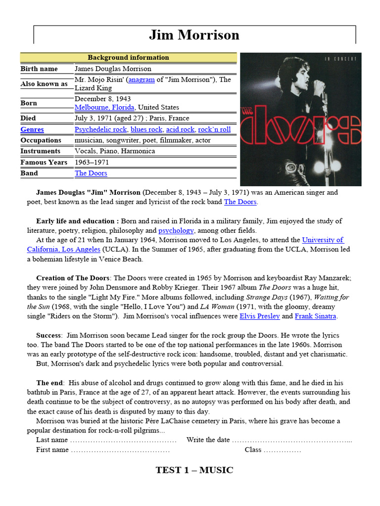 Jim Morrison | PDF