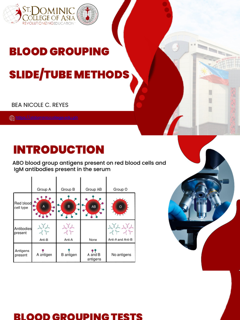 Blood Grouping | PDF | Laboratory Techniques | Clinical Medicine