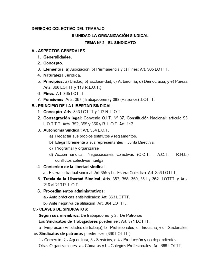 TEMAS #2 y 3 - UNIDAD II. EL SINDICATO | Descargar gratis PDF | Sindicato | Relaciones laborales