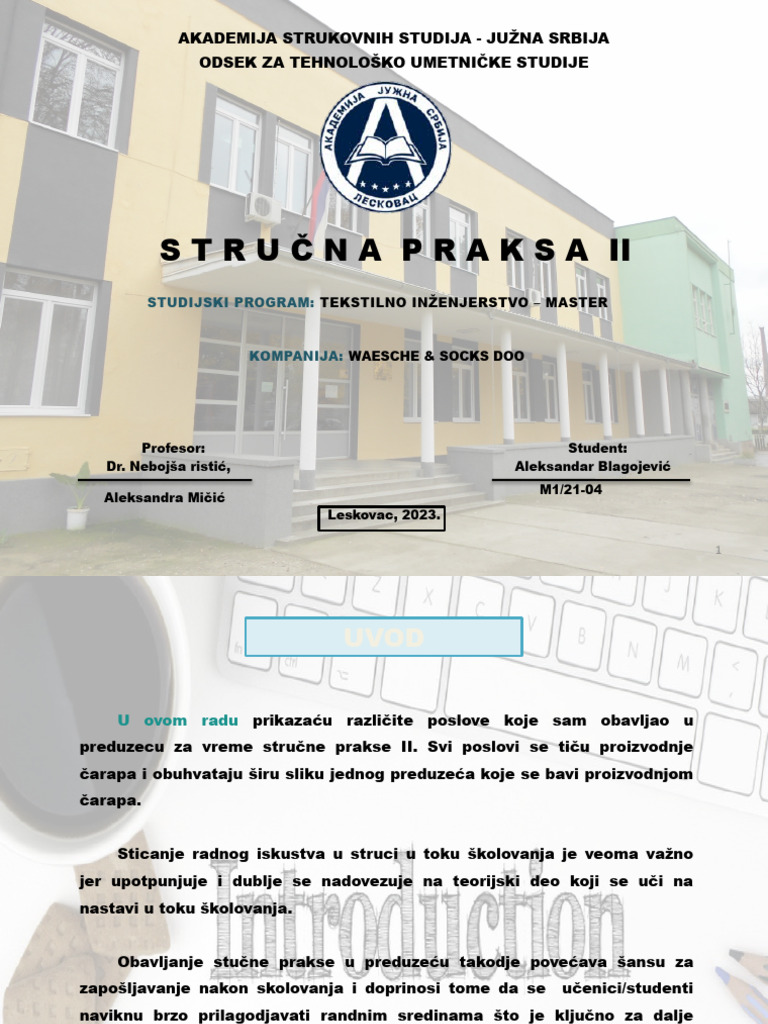 (Prezentacija) Stručna Praksa 2 Acavox | PDF