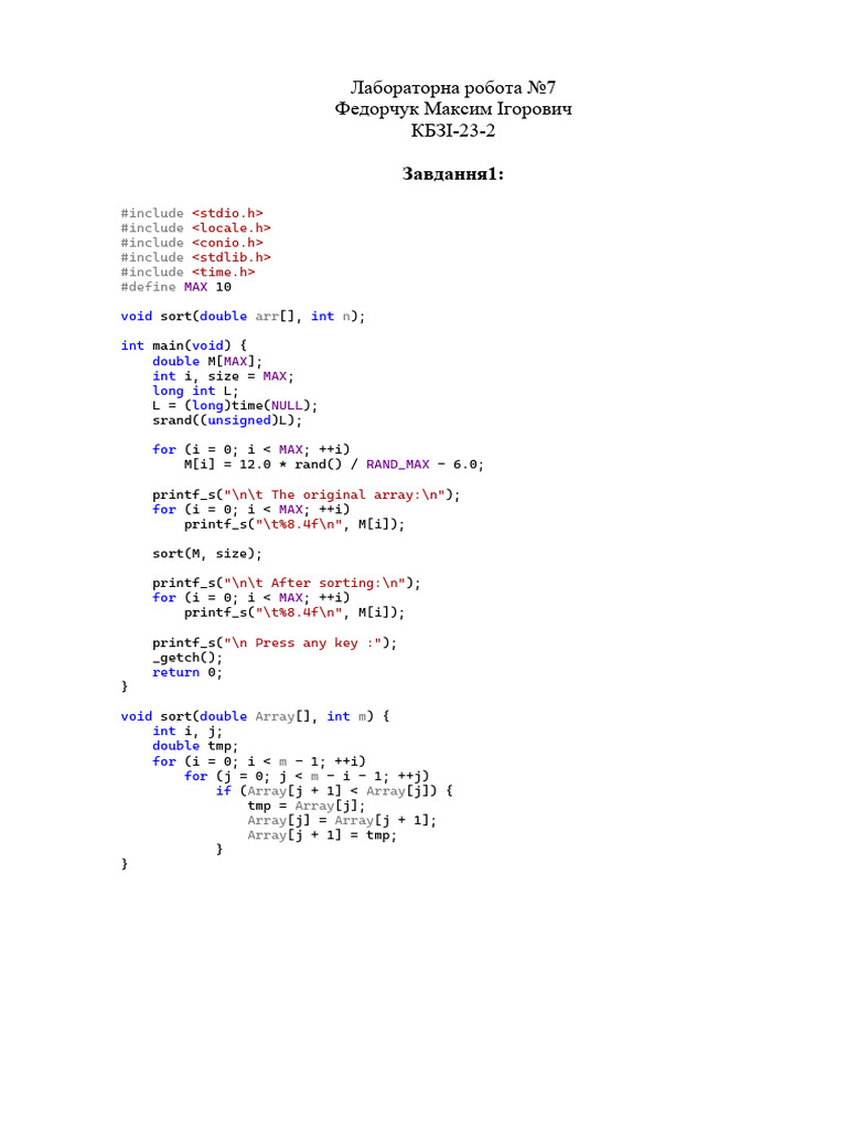 C Programming Lab Tasks and Solutions | PDF | Computer Data | Computer Engineering