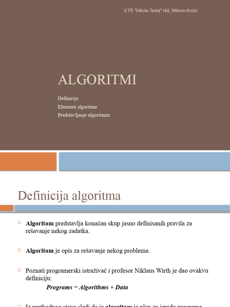04 - Algoritmi-Bez Resenja | PDF