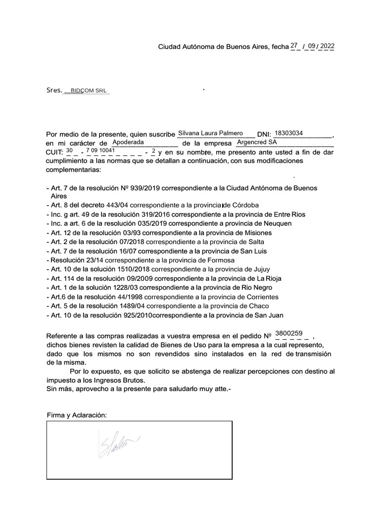 1 - Formulario Bien de Uso | PDF | América del Sur | Argentina