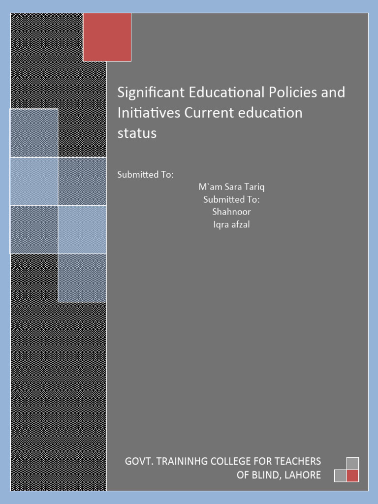 Current Education Status | PDF