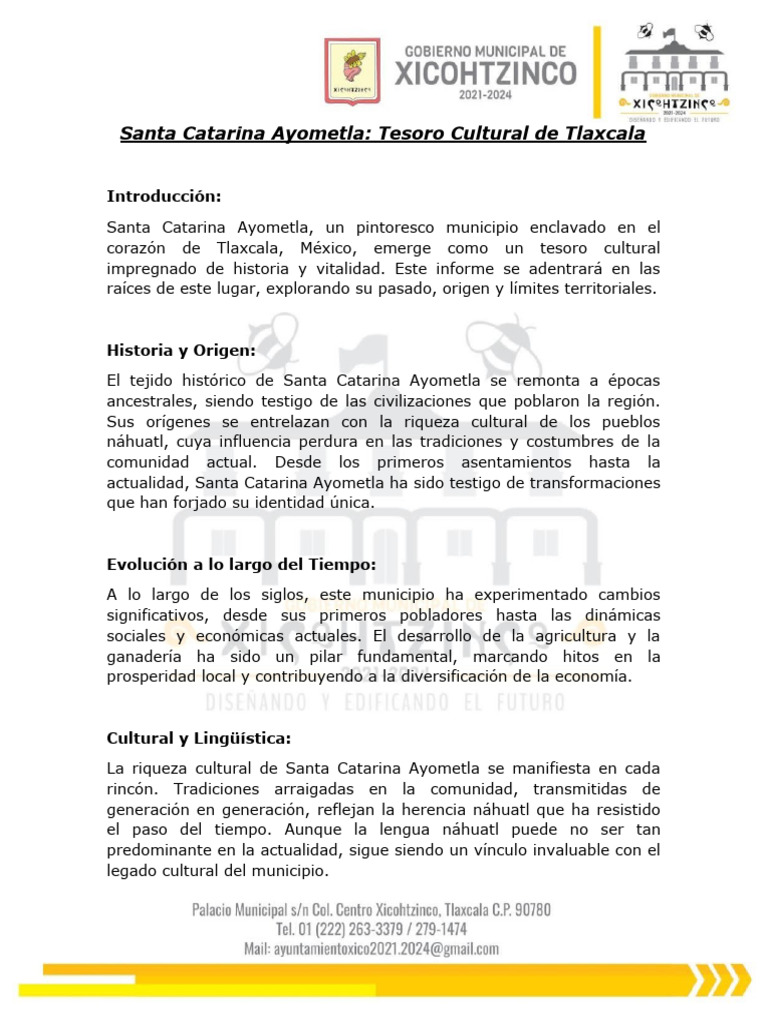 Santa Catarina Ayometla | PDF | Náhuatl | Antropología cultural