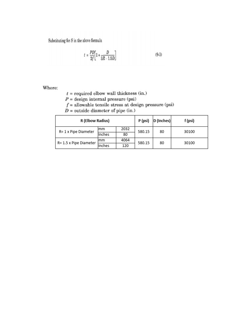 Miter Bend Calculation and Formulas | PDF