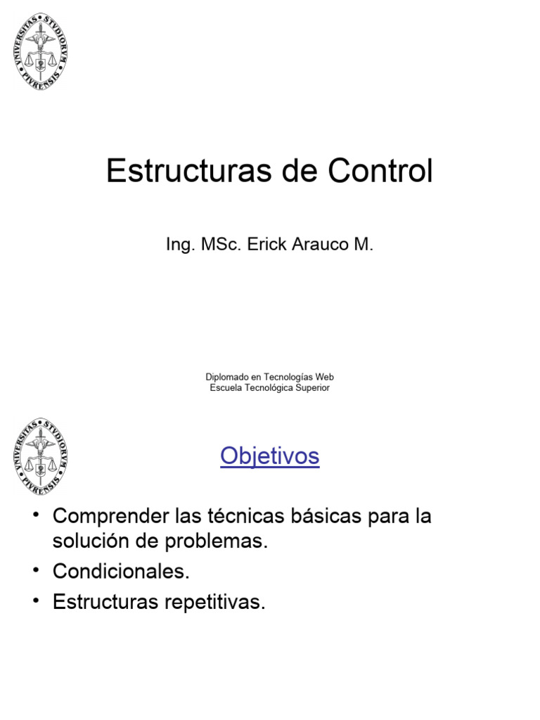 Estructuras de Control | PDF | Java (lenguaje de programación) | Desarrollo de software