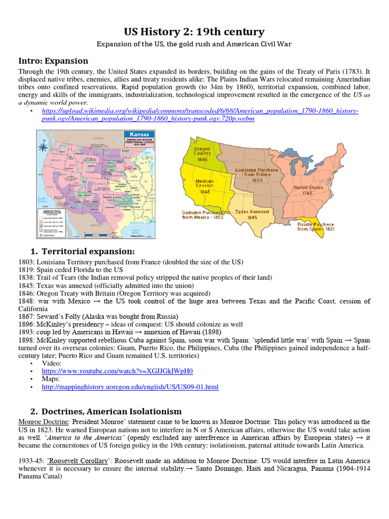 US History 2 - Civil War | PDF | Confederate States Of America ...