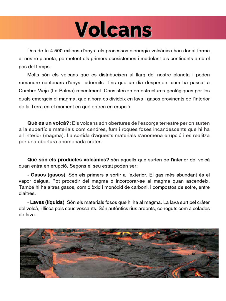 Volcans | PDF