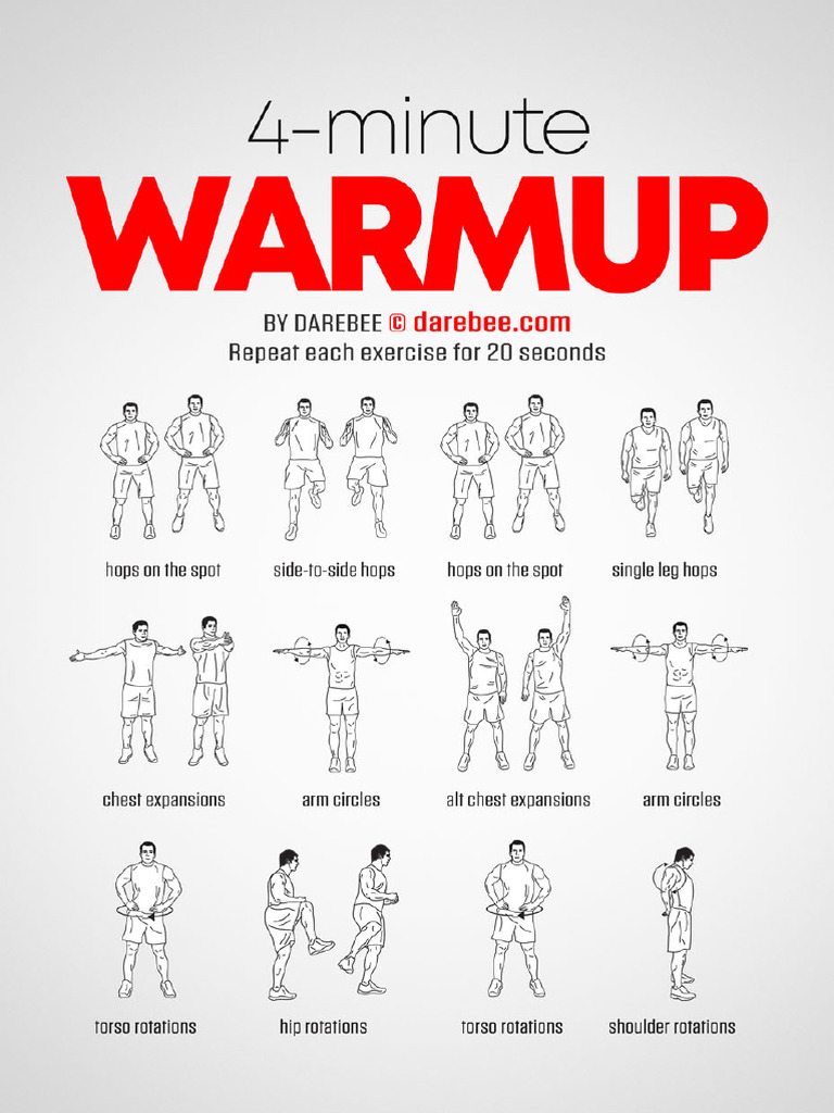 4 Minute Warmup Workout | PDF