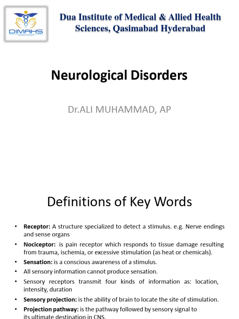 Understanding Neurological Disorders | PDF | Senses | Epilepsy