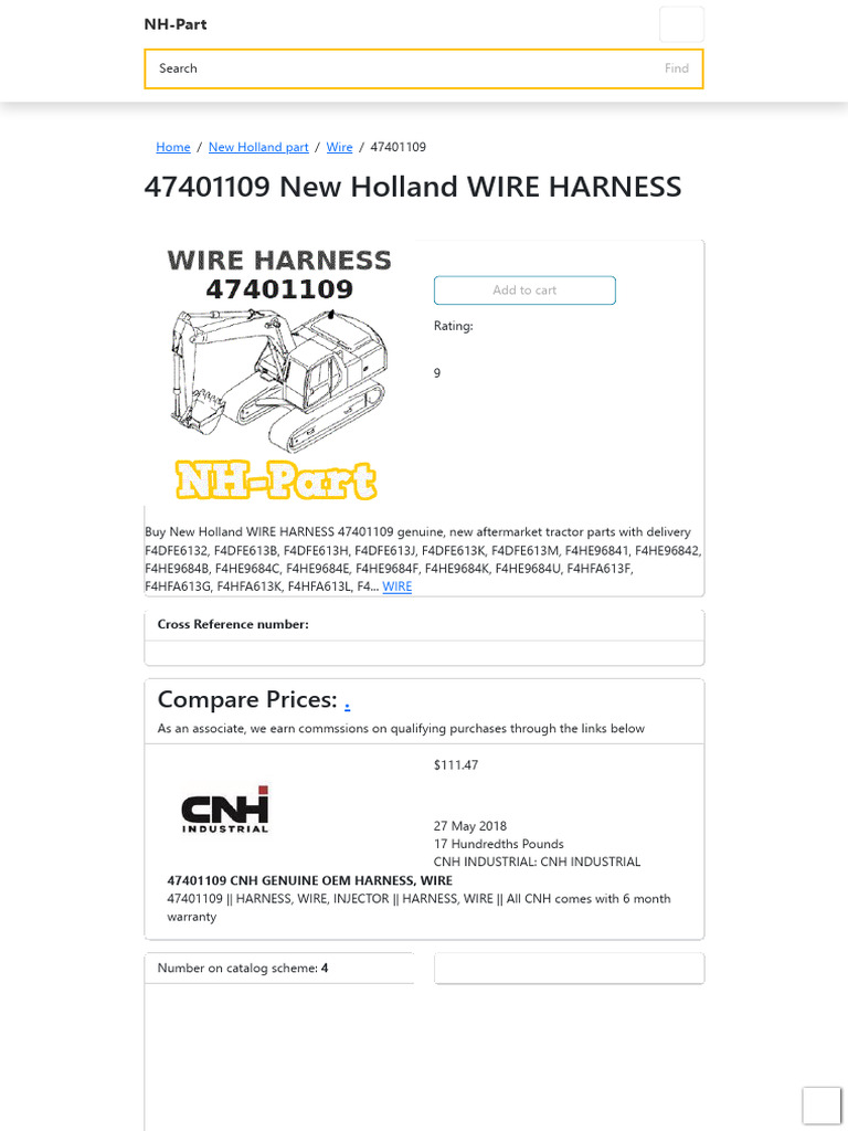 New Holland WIRE HARNESS | PDF | Construction Equipment | Vehicle ...