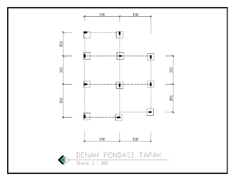 Denah Pondasi | PDF