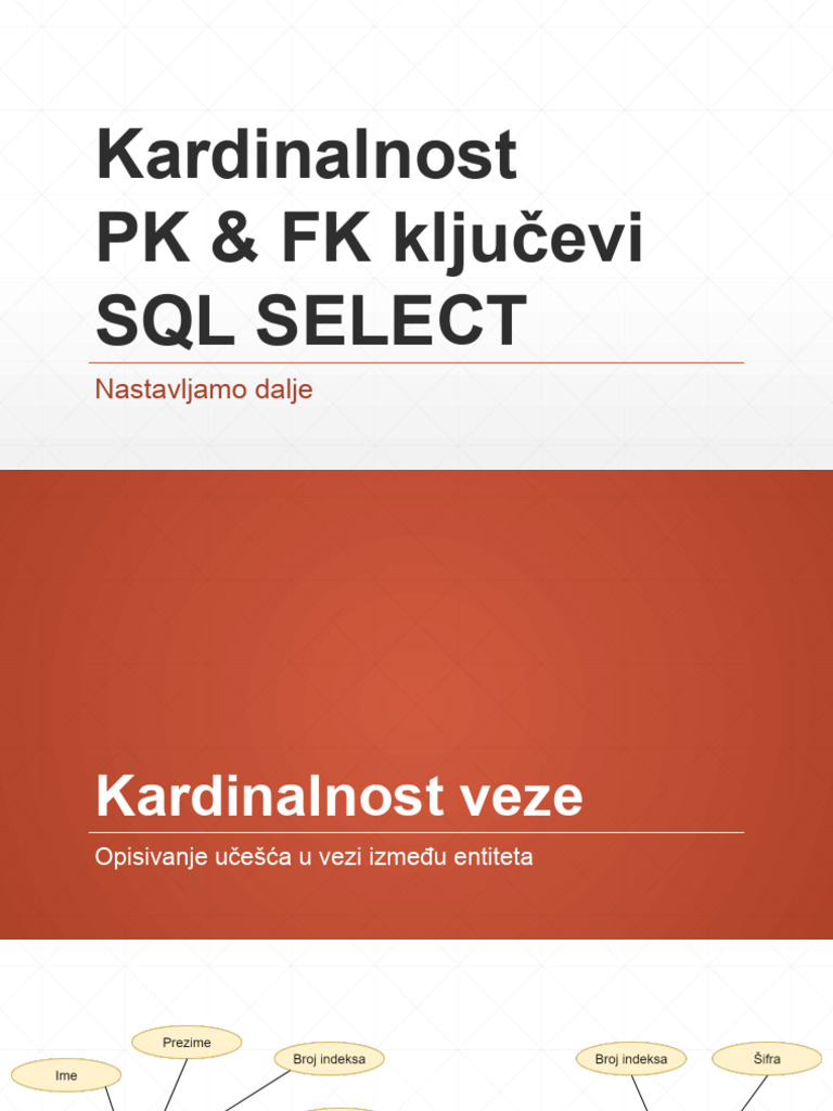 Baze Podataka 04 | PDF