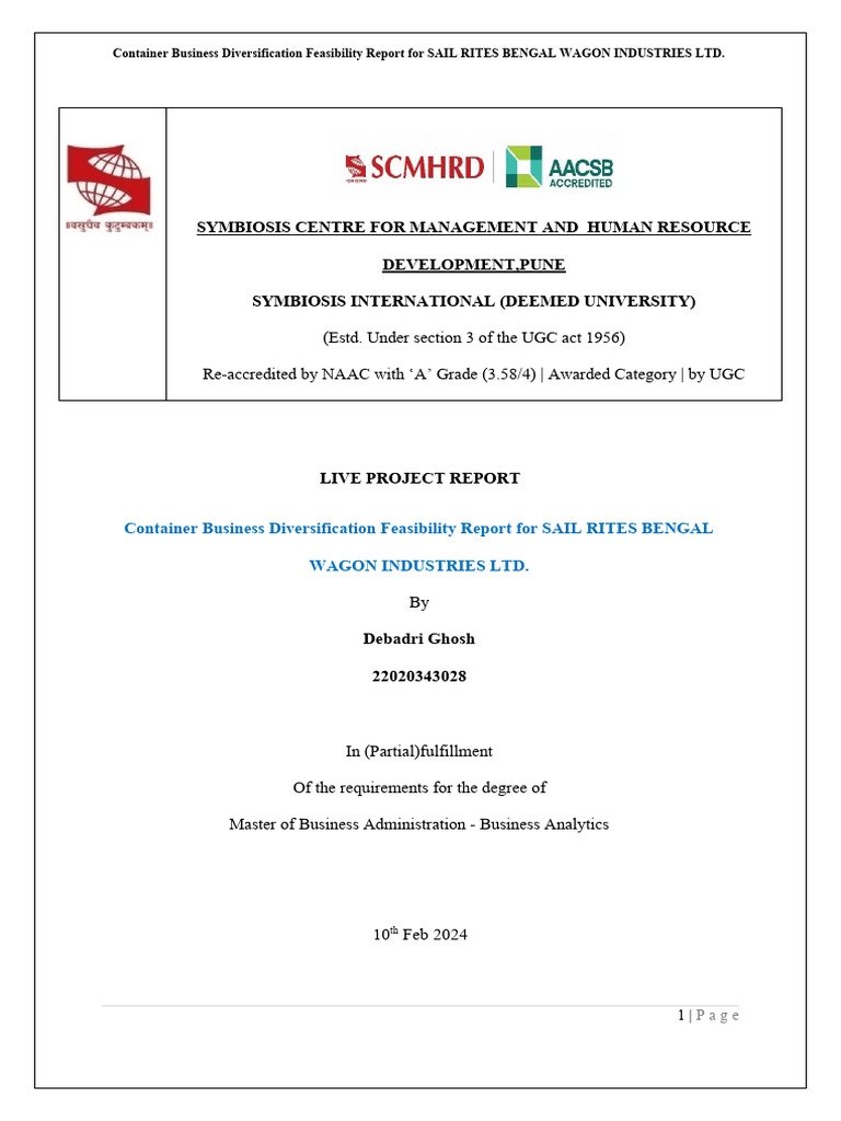 container industry report | PDF | Containerization | Cargo