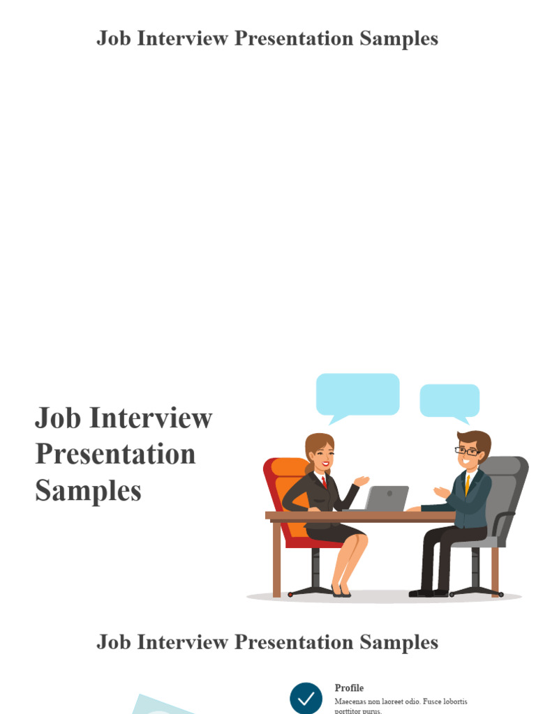 Job Interview Presentation Guide | PDF | Job Interview | Microsoft ...