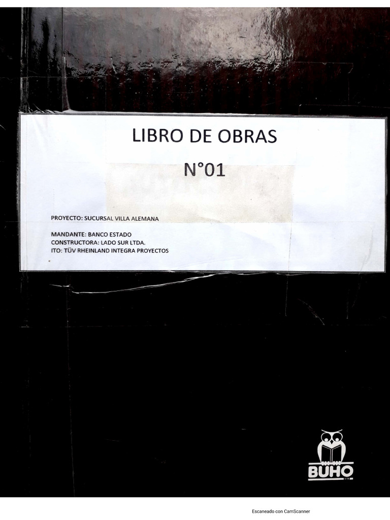 LIBRO DE OBRAS SUCURSAL Villa Alemana | PDF