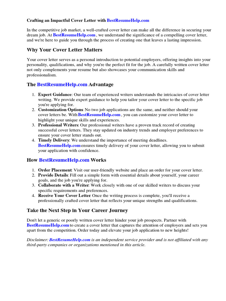 Cover Letter Thanks For Your Consideration | PDF | Résumé